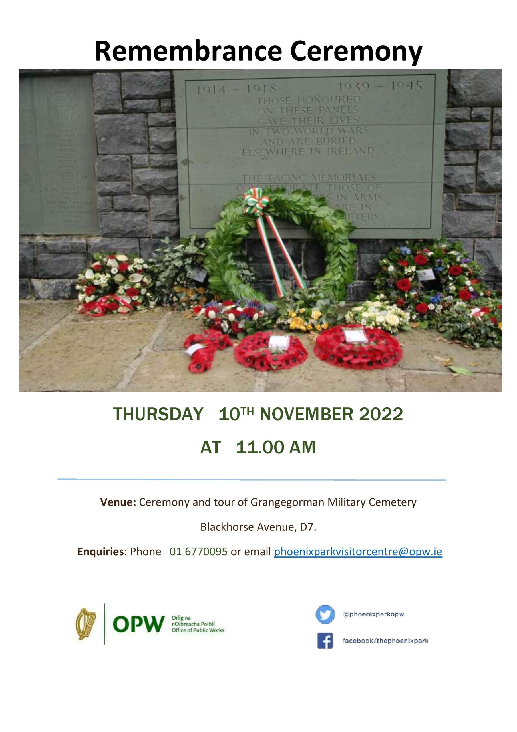 Remembrance Ceremony | Phoenix Park